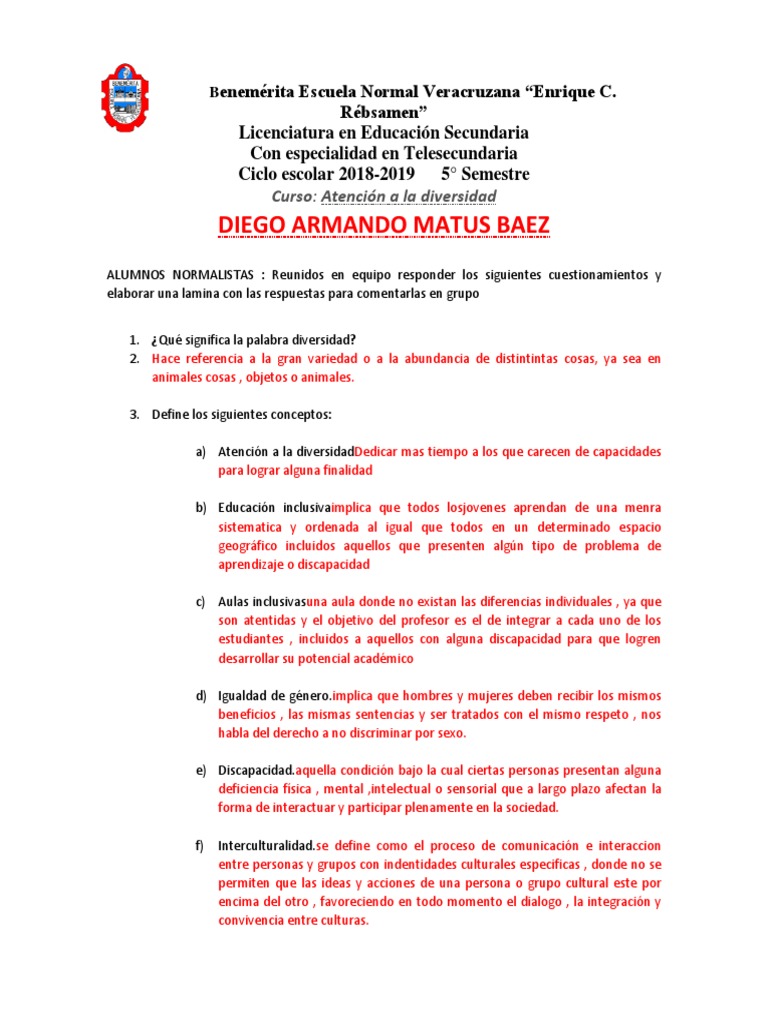 Diego Matus | PDF | Invalidez | Discriminación