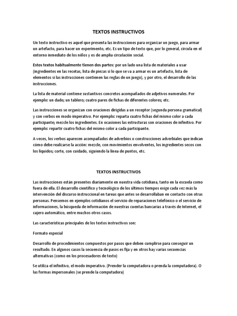 Textos Instructivos | PDF | Lenguaje de programación | Internet