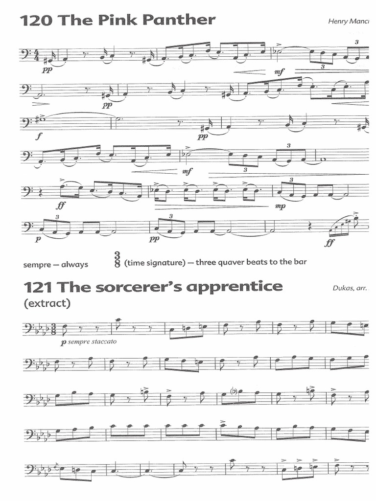 Abracadabra Bassoon - Pink Panther | PDF