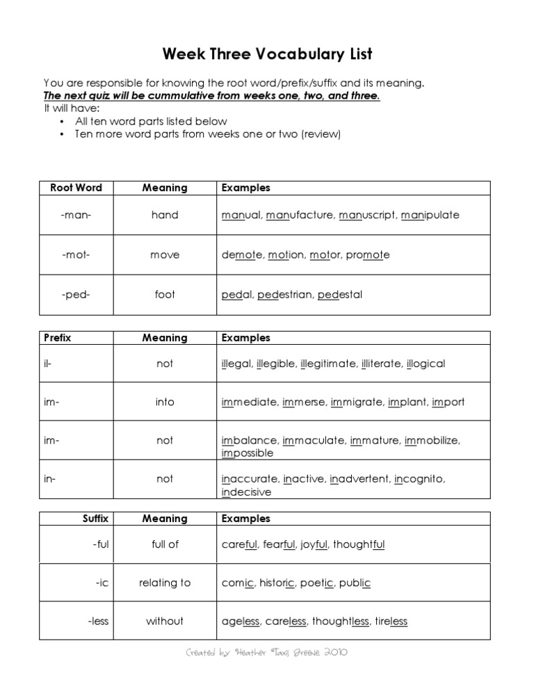 Cumulative Vocabulary Quiz Prep | PDF | Language Arts & Discipline ...