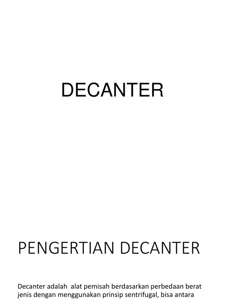 DECANTER | PDF