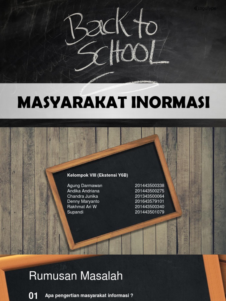 Contoh PPT Makalah Masyarakat Informasi | PDF