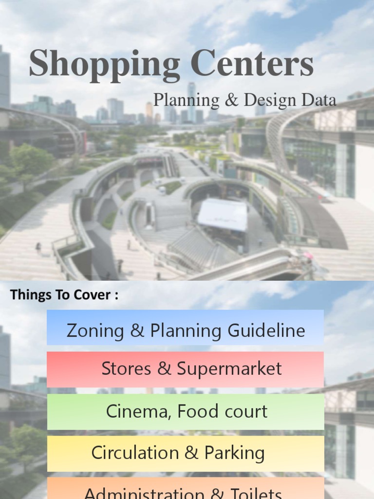 Supermarket Design & Planning Guidelines | PDF | Elevator | Stairs