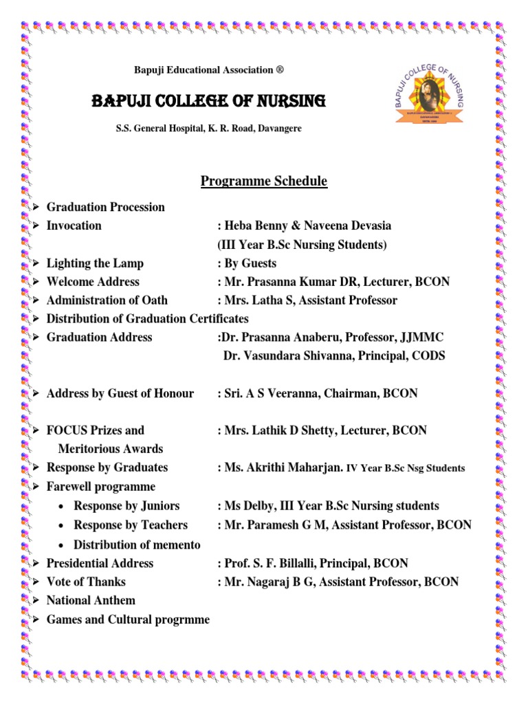 Programme Schedule | PDF