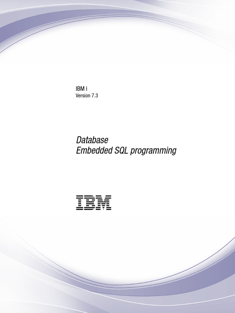 Programacion SQL Ibm I | PDF | Ibm Rpg | C (Programming Language)