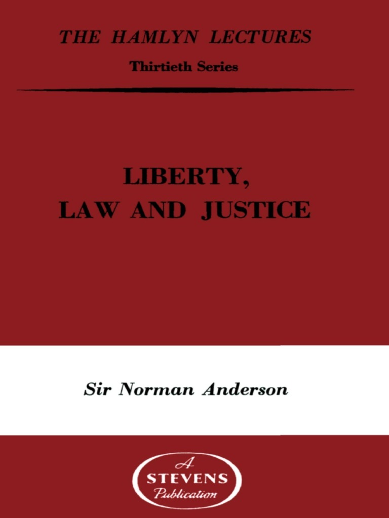 Liberty Law and Justice | Download Free PDF | Natural Law | Rule Of Law
