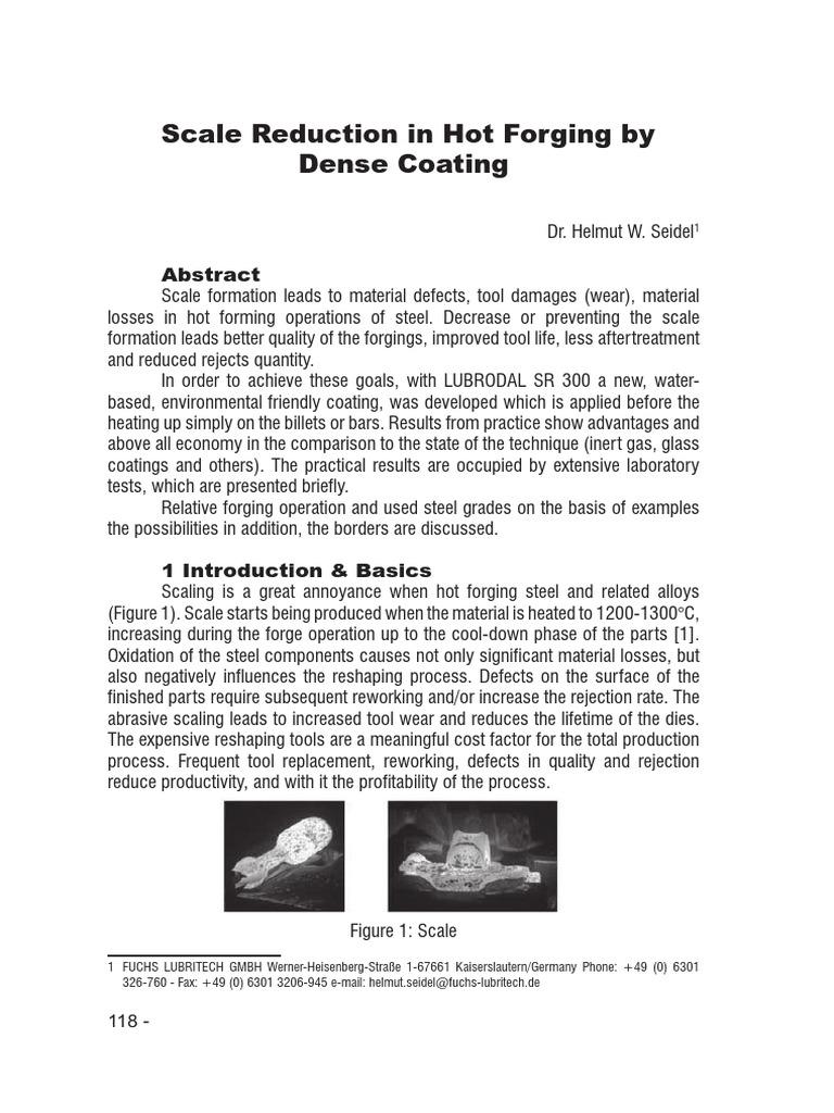 Lubrodal | Download Free PDF | Forging | Rolling (Metalworking)