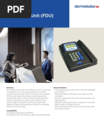 Kaba FDU User Manual | PDF | Radio Frequency Identification | Electromagnetic Interference