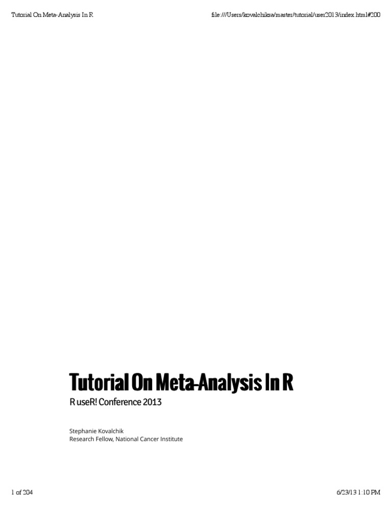 R1 PDF | PDF | Meta Analysis | Pub Med
