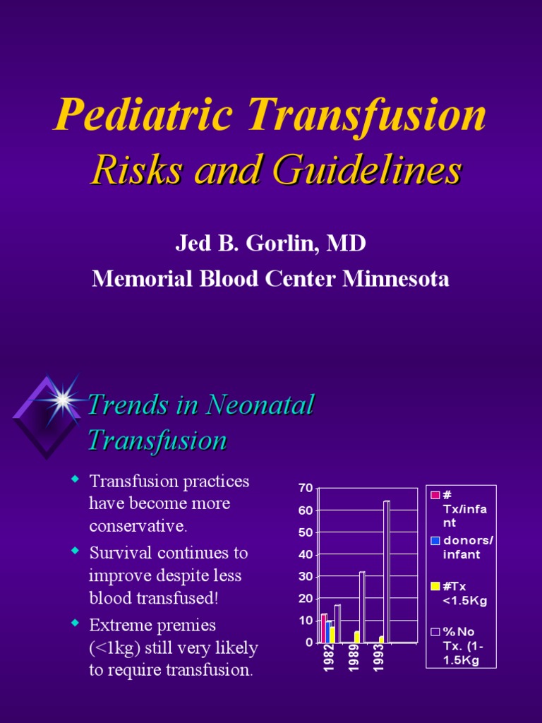 Pediatric Transfusion-Risks and Guidelines - Cairo 9-01 | PDF | Blood ...