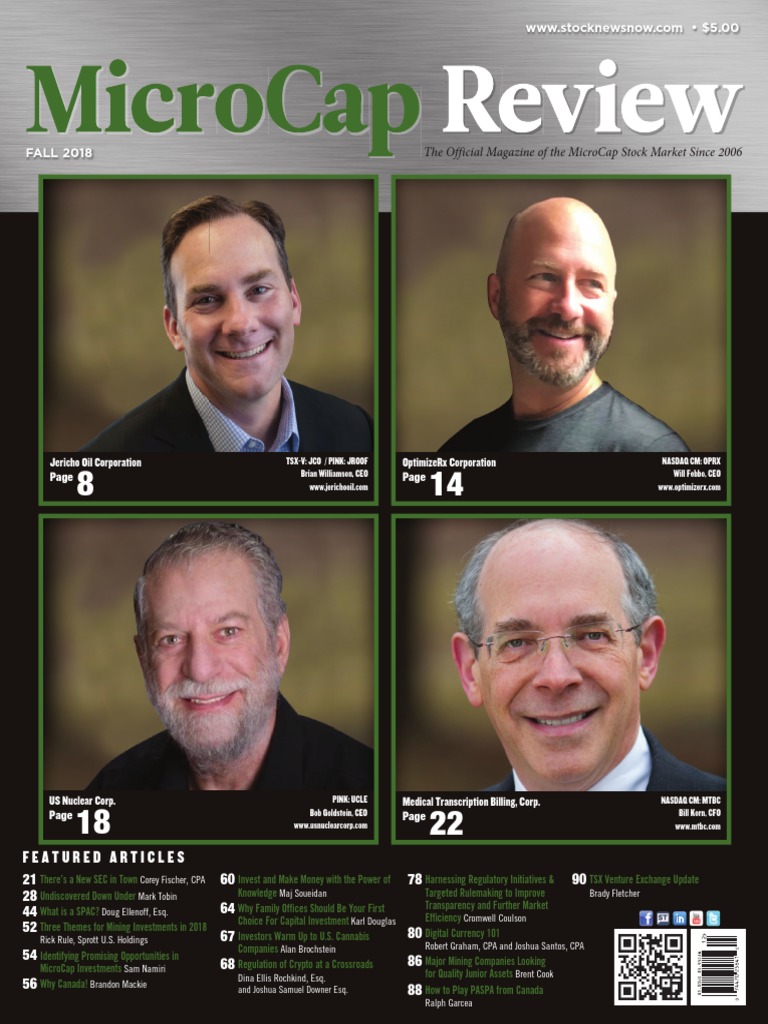 MicroCap Review Fall 2018 | PDF | Securities (Finance) | Investing