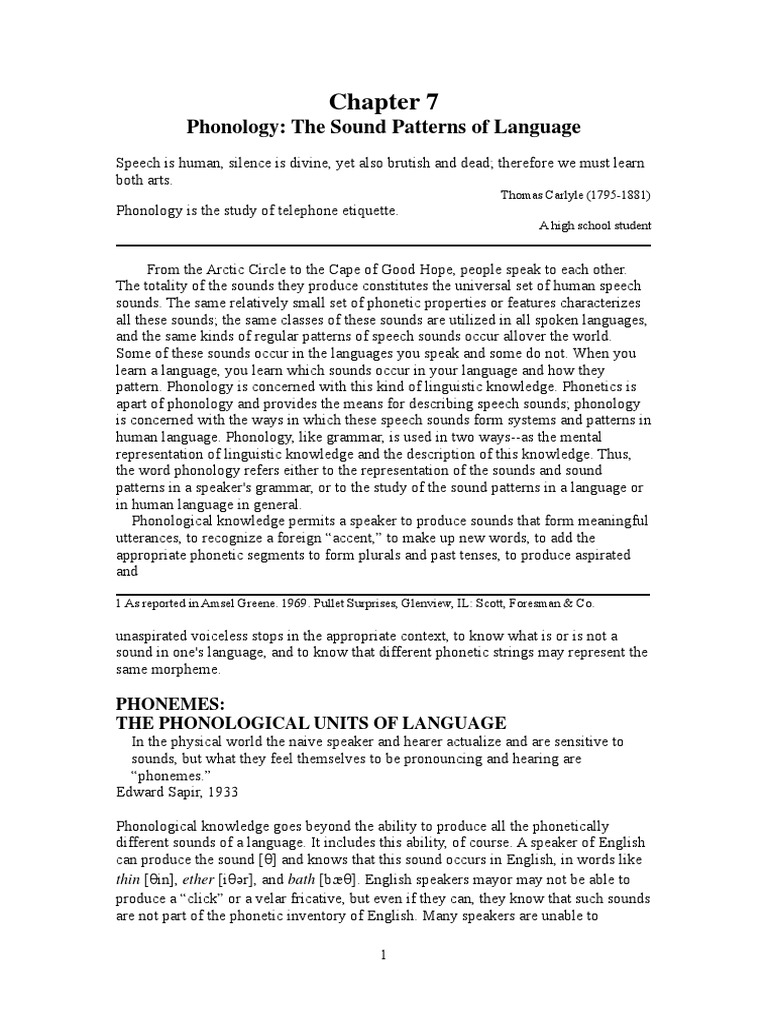 Understanding Phonology Basics | PDF | Phoneme | Syllable