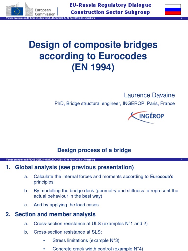 Eurocode Bridge Design Guide | PDF | Fracture | Bending