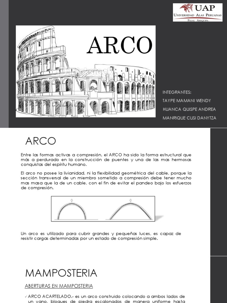 Arco Estructuras | PDF | Puente | Diseño arquitectonico