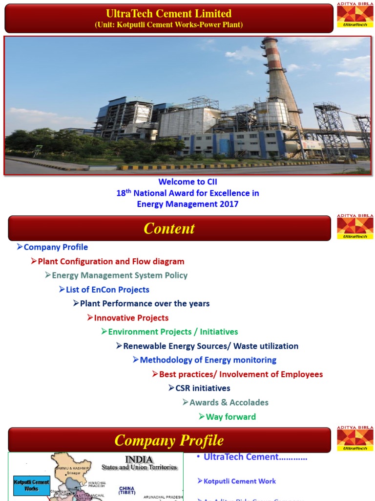 Ultratech Cement Limited: (Unit: Kotputli Cement Works-Power Plant ...