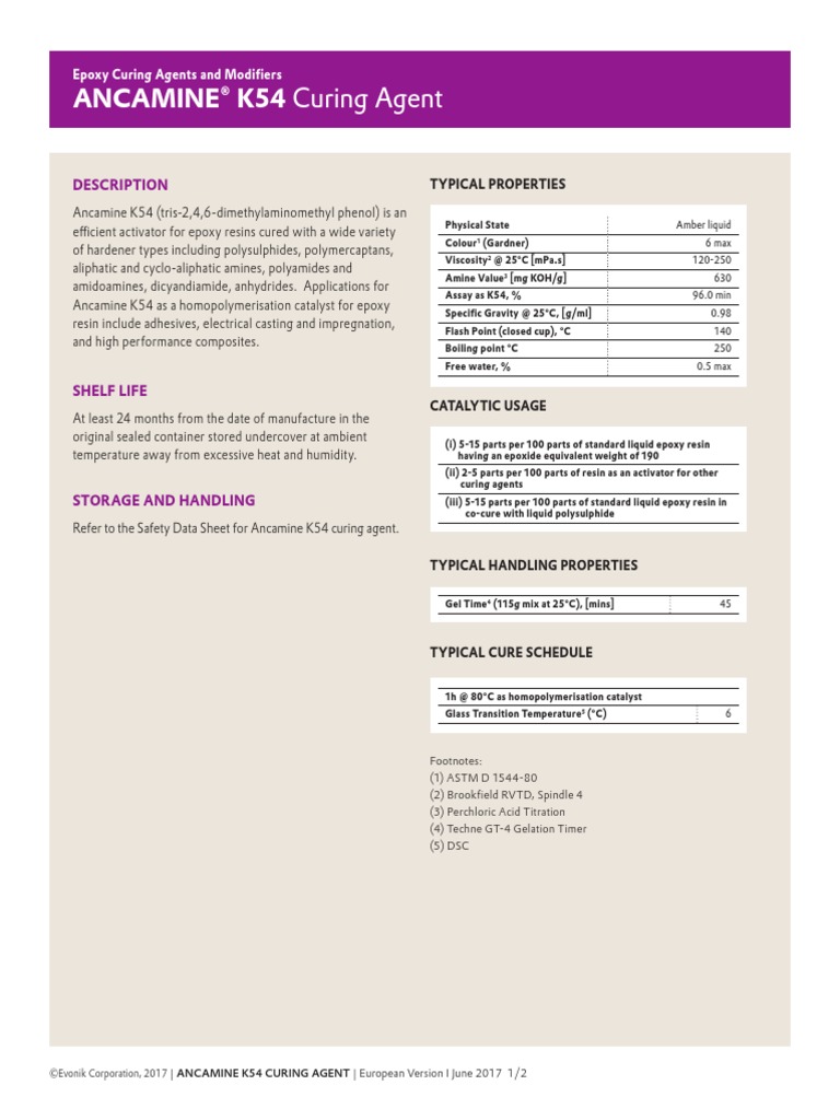 Evonik-Ancamine K54 EU | Epoxy | Chemical Substances