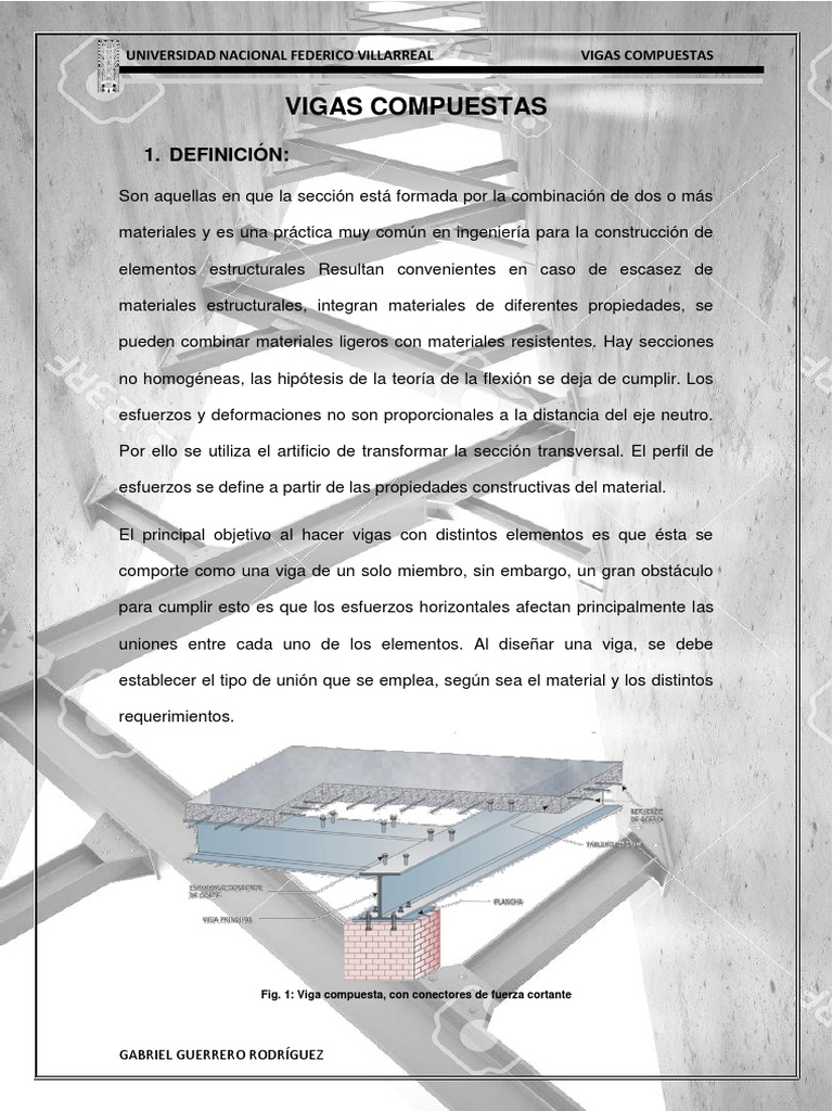 Vigas Compuestas | Descargar gratis PDF | Ingeniería de Edificación ...