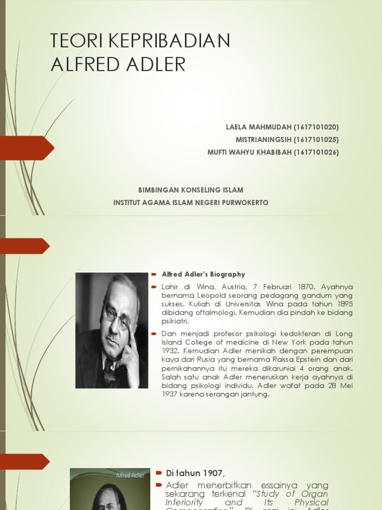 Teori Kepribadian Alfred Adler Pdf