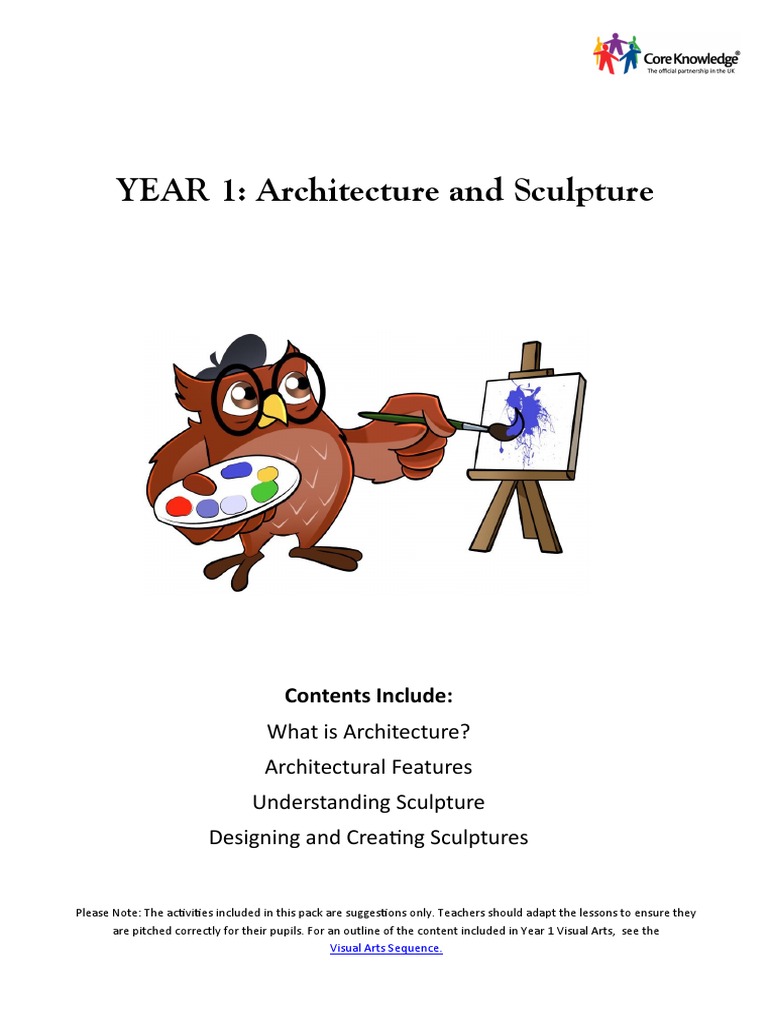 Year 1-Visual Art Unit - Architecture and Sculpture | PDF | Sculpture ...