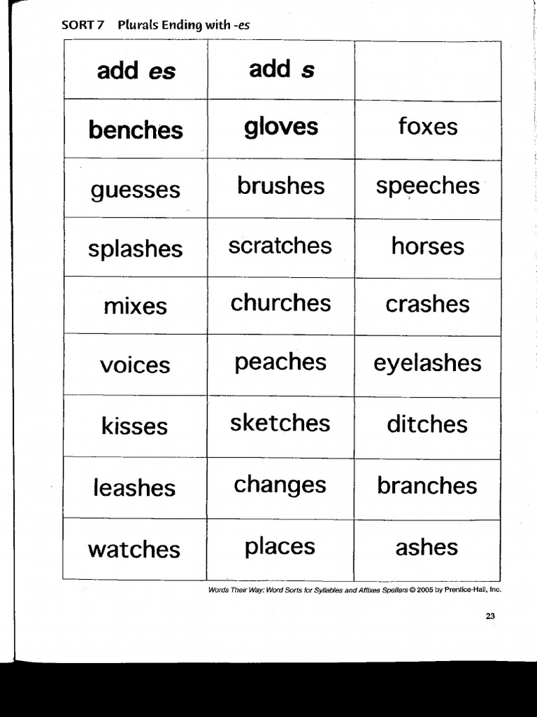 Words Their Way For Syllables and Affixes Spellers 1 26 | PDF ...