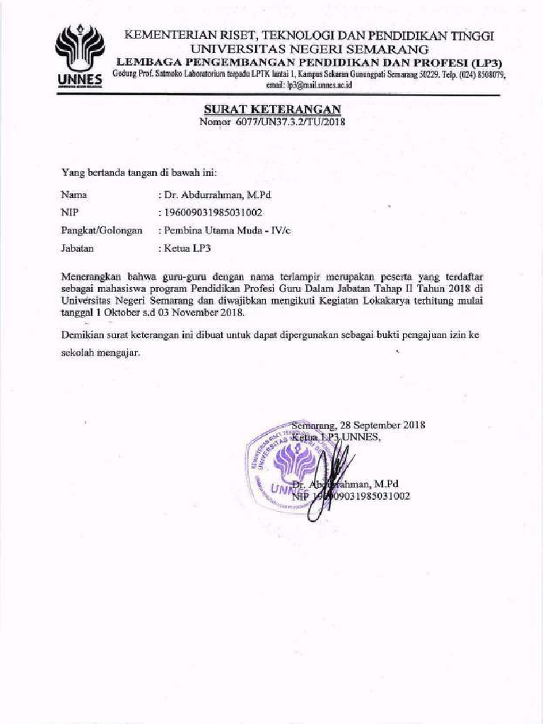 Suket Mahasiswa PPG Daljab II Upload PDF | PDF