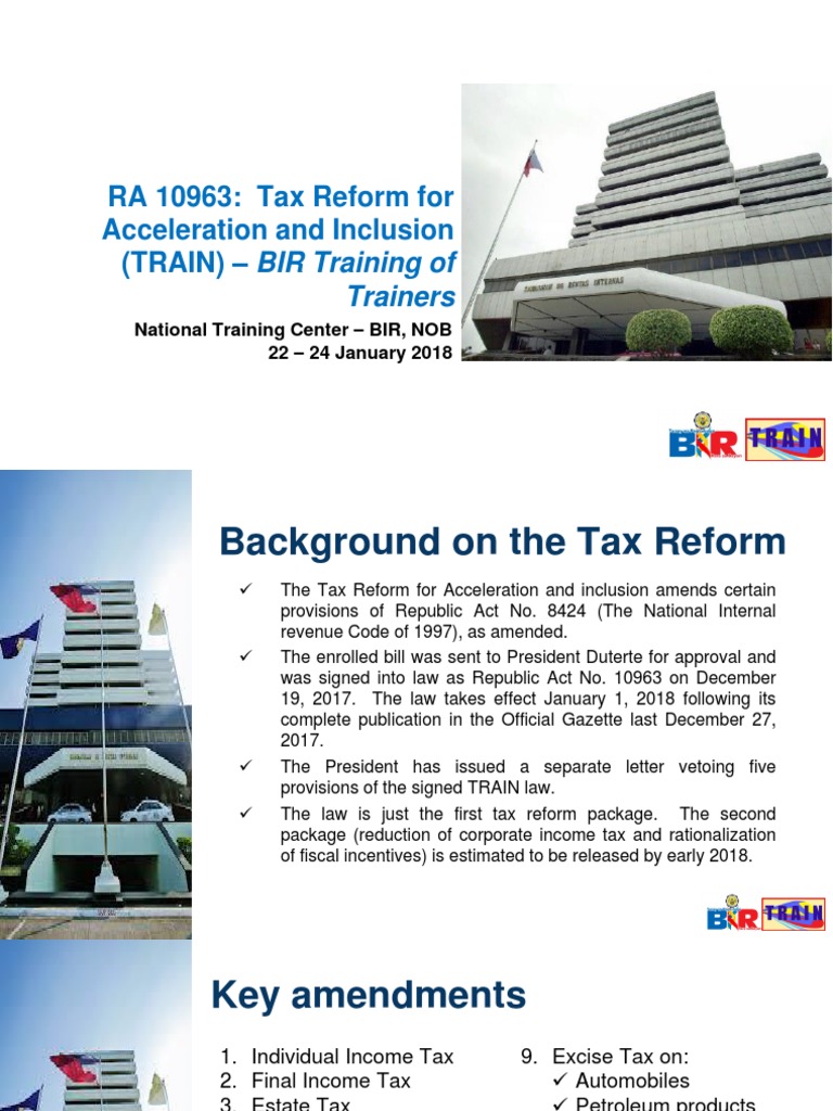 1 Bir - Train - Tot - Introduction To Train | PDF | Taxes | Welfare
