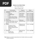 Cara Membuat Rundown Atau Susunan Acara Otomatis Di Excel | PDF