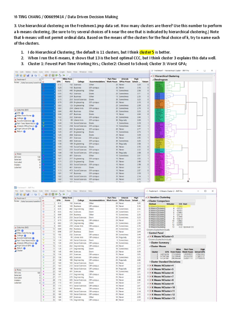 Assignment Cluster P209#3 | PDF | Computers