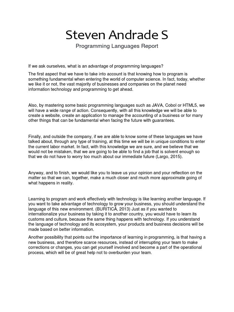 Comparison Programming Language | PDF | Cross Platform | Php