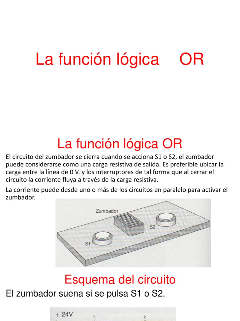 Funcion Logica OR-Electroneumatica | PDF