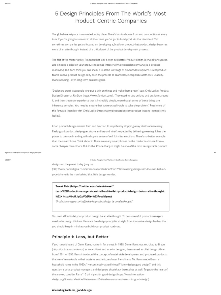 5 Design Principles | PDF | Product Design | Design