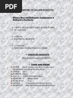 Hul Product List | PDF | Personal Hygiene Products | Unilever