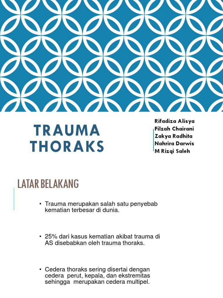 BST Trauma Thoraks | PDF