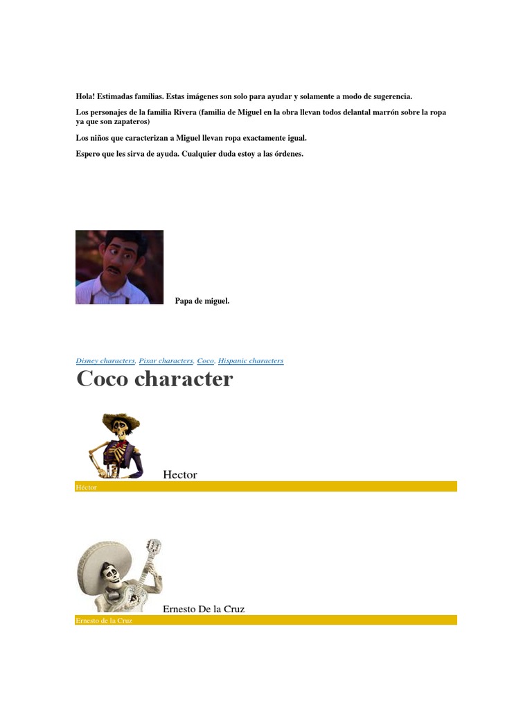 Coco | PDF