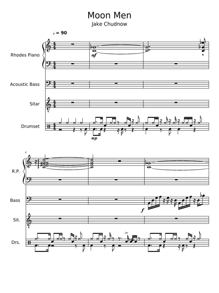 Jake Chudnow - Moon Men Vsauce Music | PDF