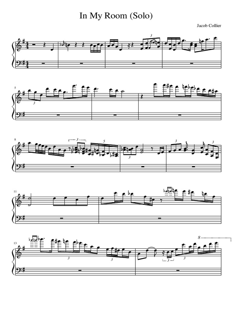 In My Room-Jacob Collier (Solo) PDF | PDF