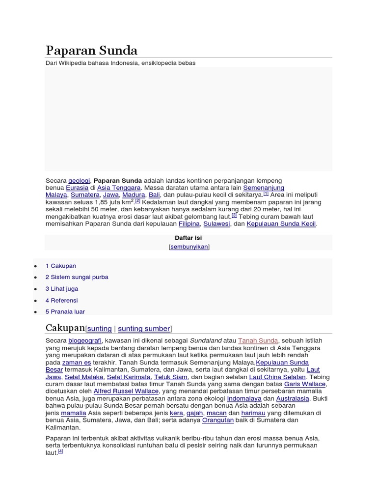 Paparan Sunda | PDF