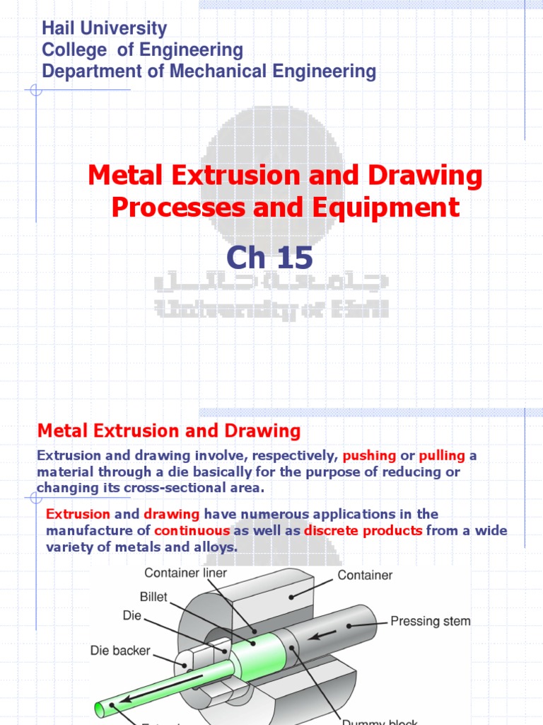 Metal Extrusion Pdf Extrusion Forging