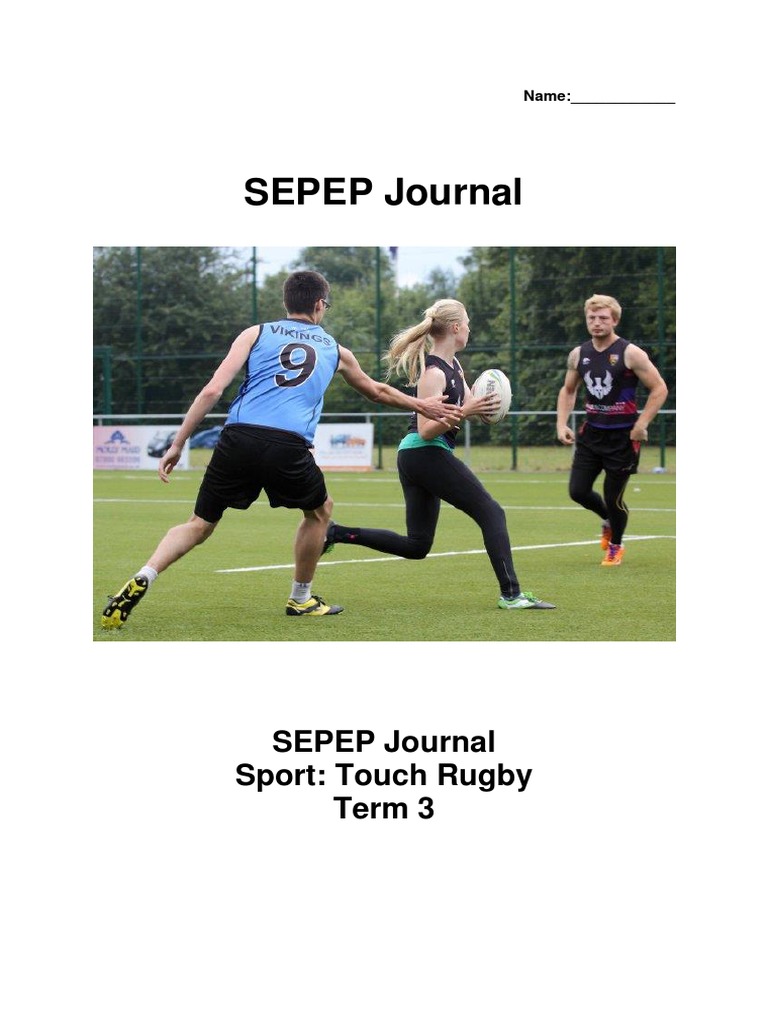 SEPEP Journal Sport: Touch Rugby Term 3 | PDF