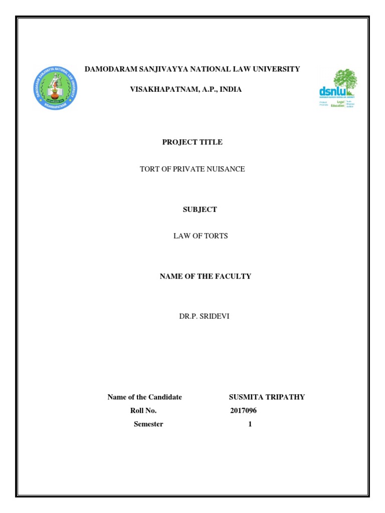 Torts Print | PDF | Nuisance | Damages