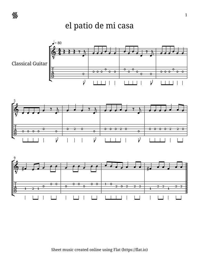 El Patio de Mi Casa | PDF