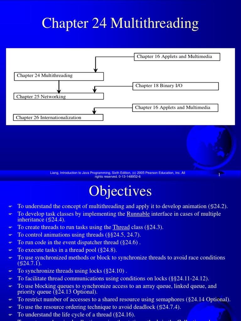 Chapter 24 Multithreading: Chapter 16 Applets and Multimedia | PDF ...