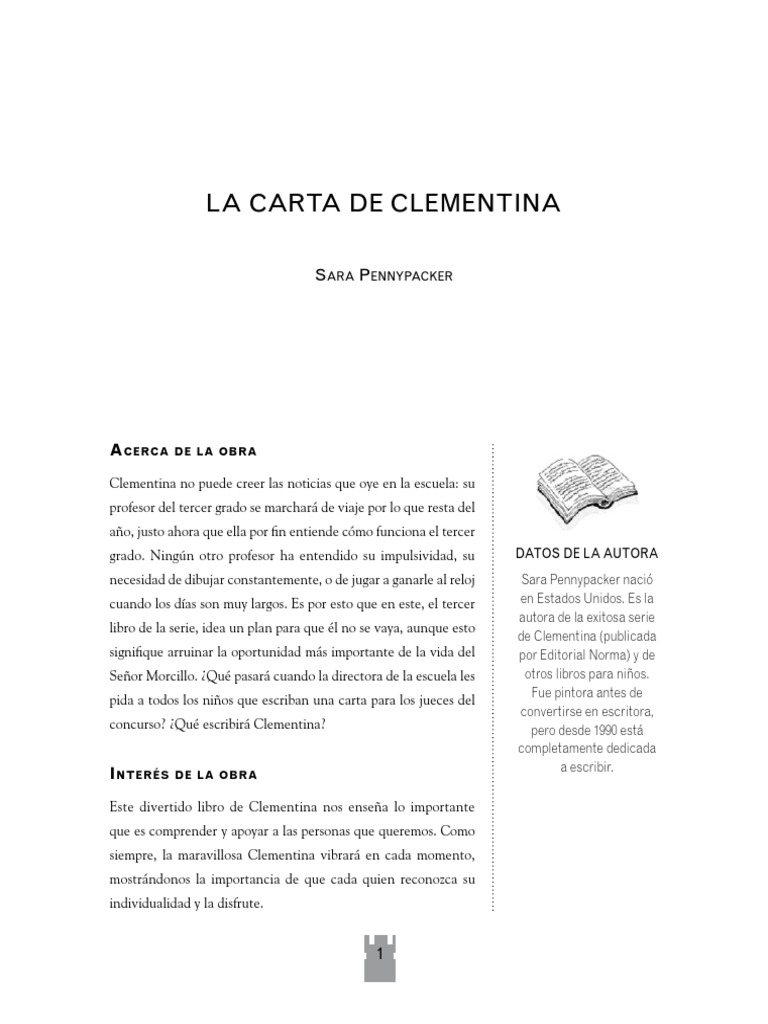 La Carta de Clementina | PDF