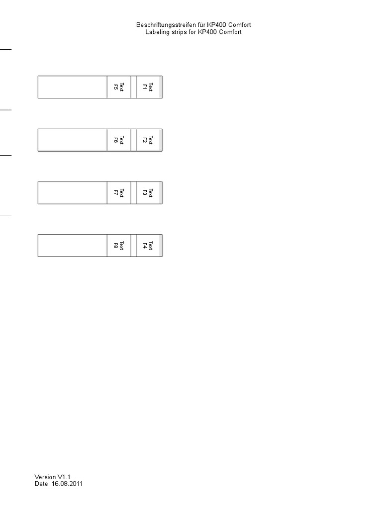 Labeling Strips KP32F | PDF