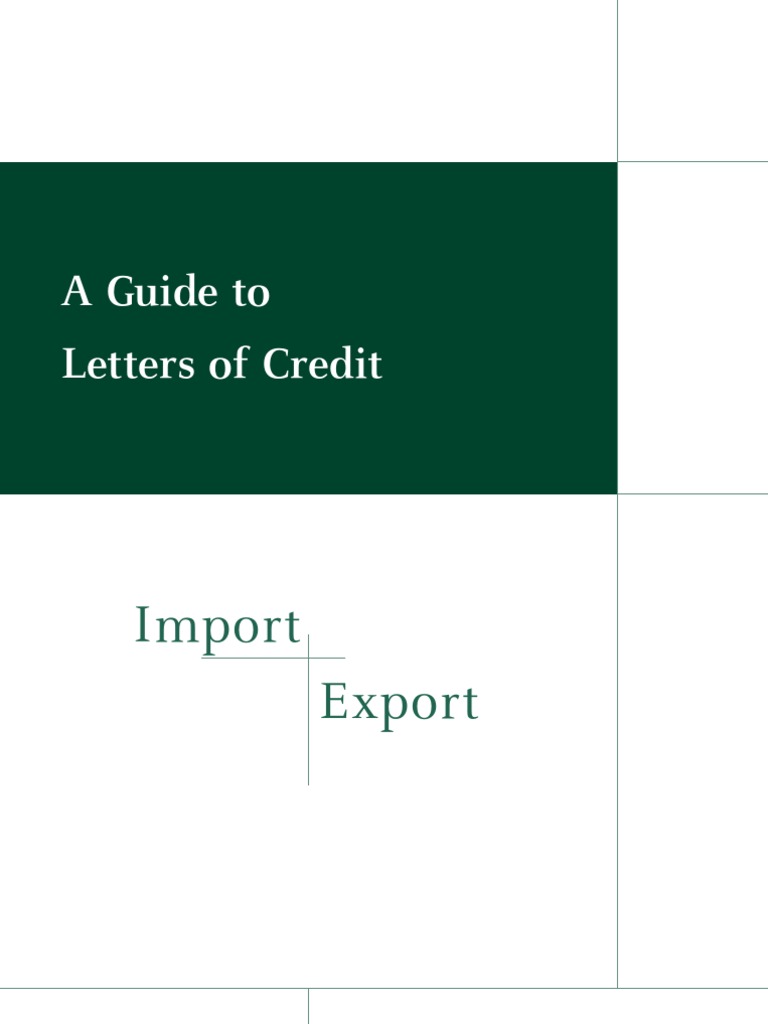 Letter of Credit Guide | PDF | Letter Of Credit | Supply Chain Management