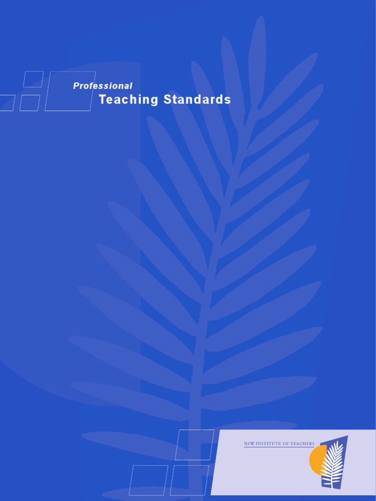 Professional Teaching Standards | PDF