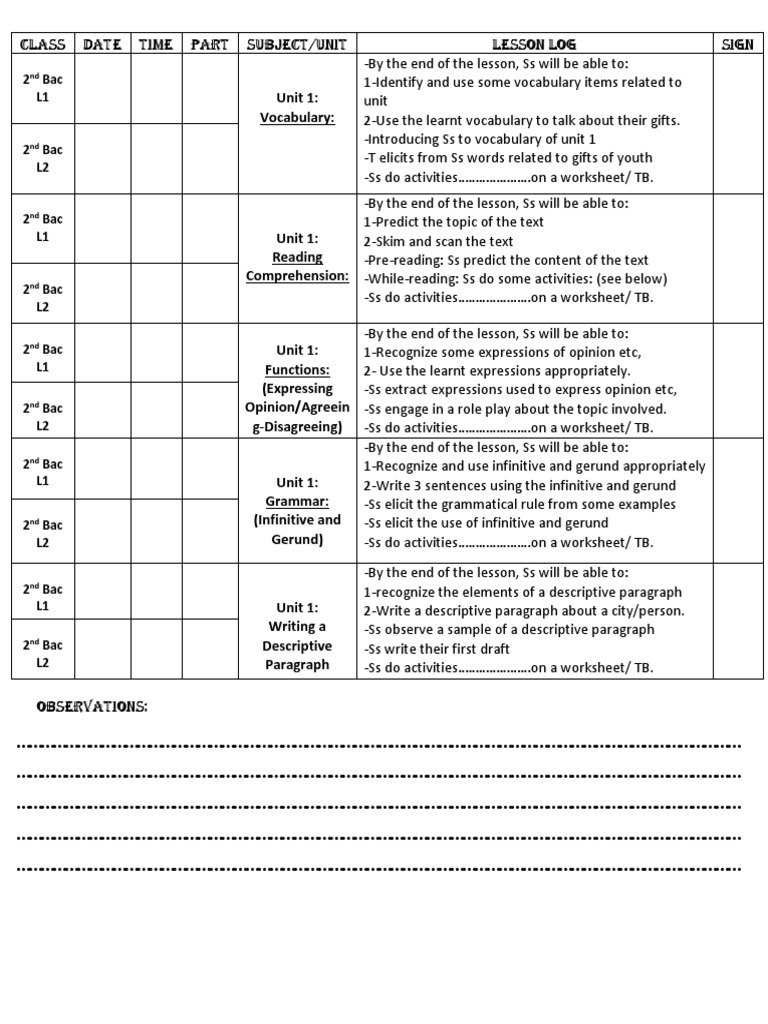 Bac Record Book | PDF | Phrase | Vocabulary