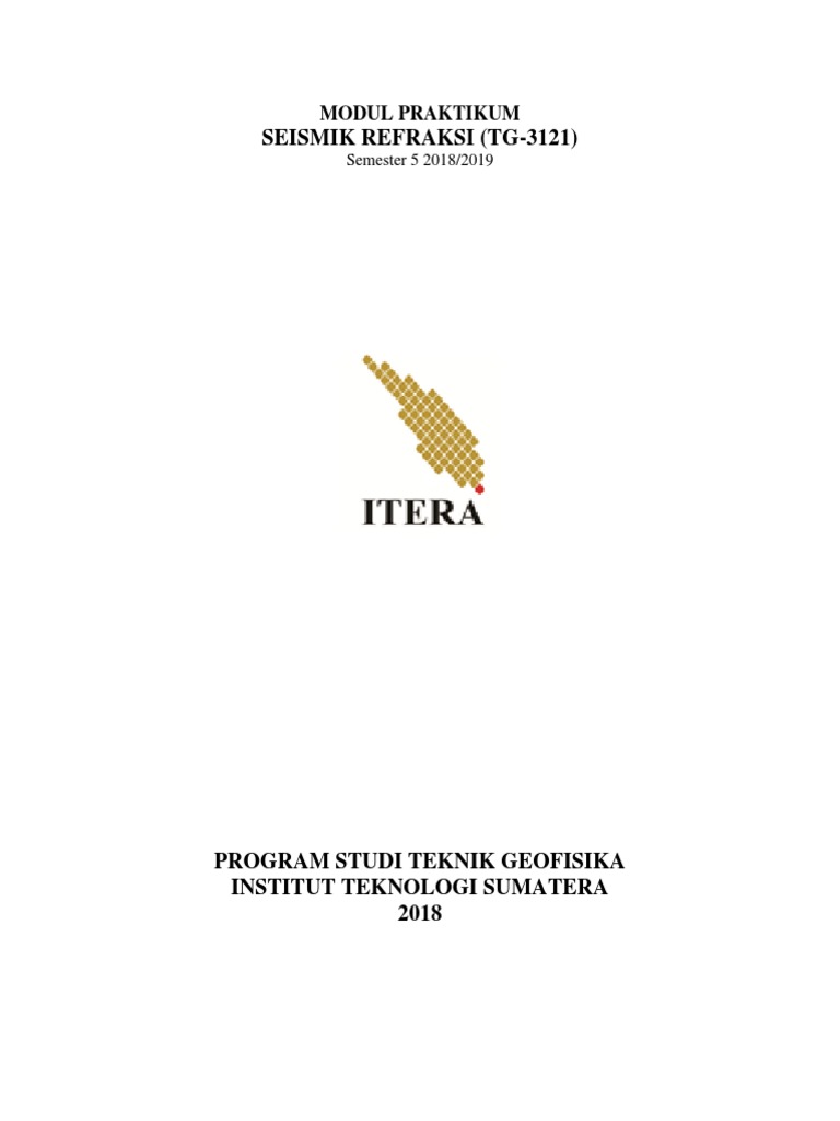Modul 1 Praktikum Seismik Refraksi PDF | PDF