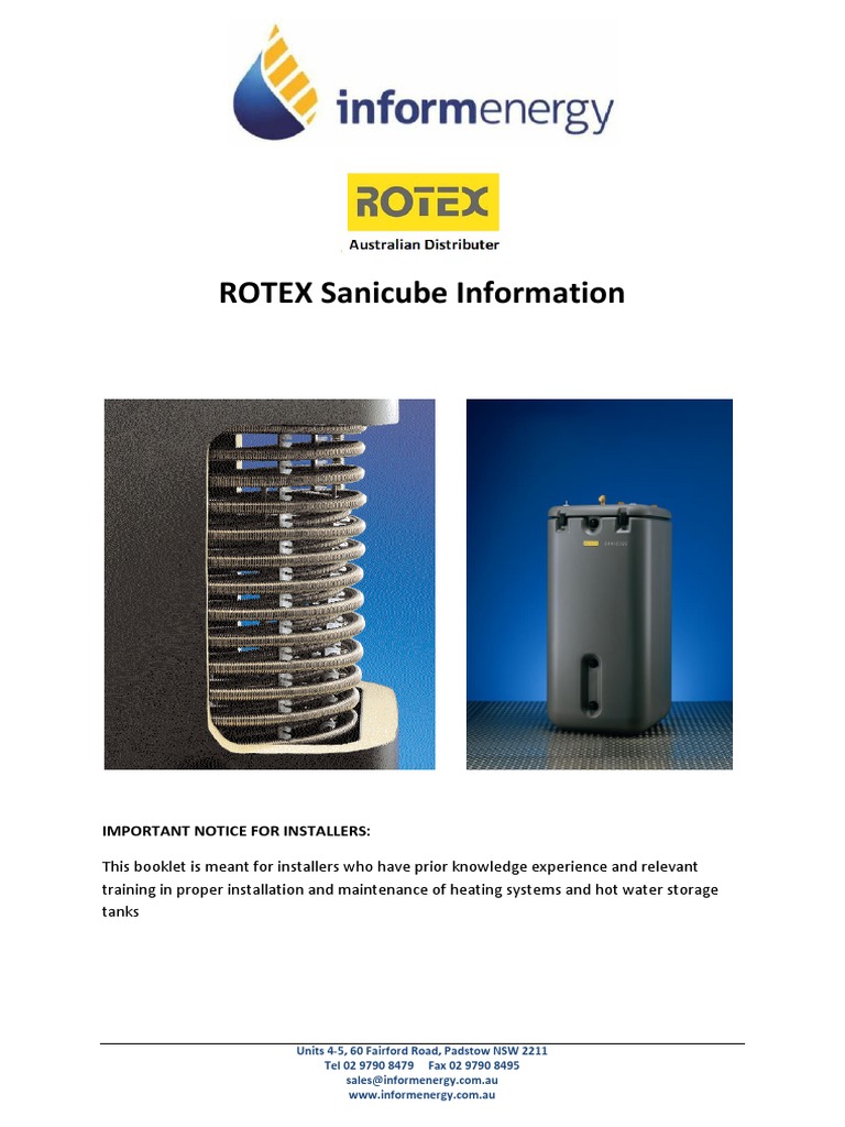 An In-Depth Look at the ROTEX Sanicube Tank System: A Guide to Its Core ...