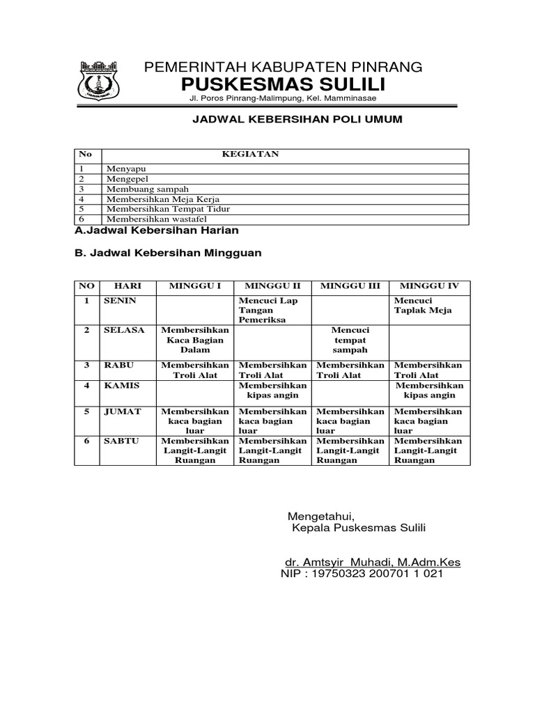 Ruang Poli Umum | PDF